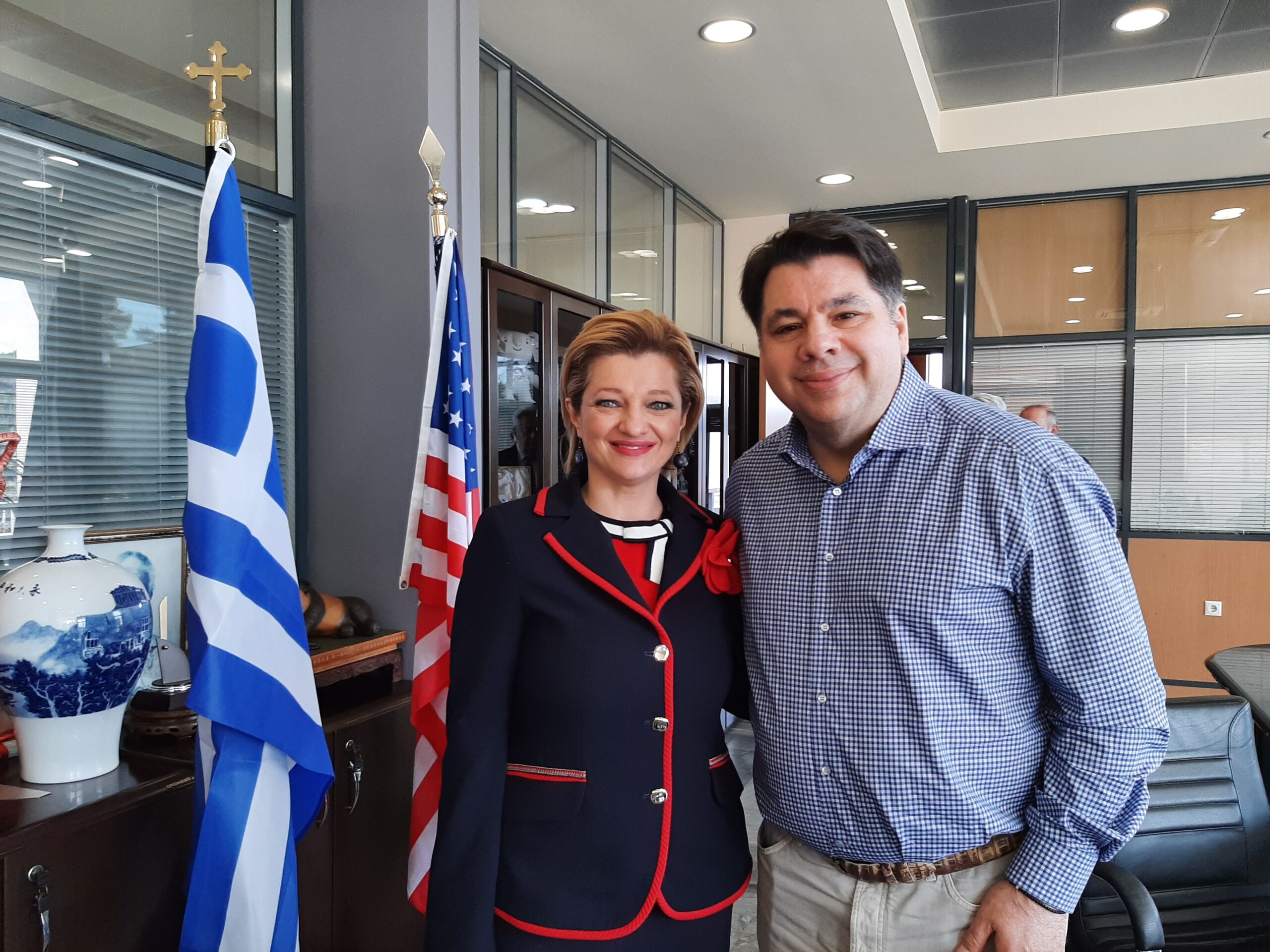 Διονυσία Θεοδώρα Αυγερινοπούλου :Δήλωση για την επίσκεψη του Αμερικανού ...