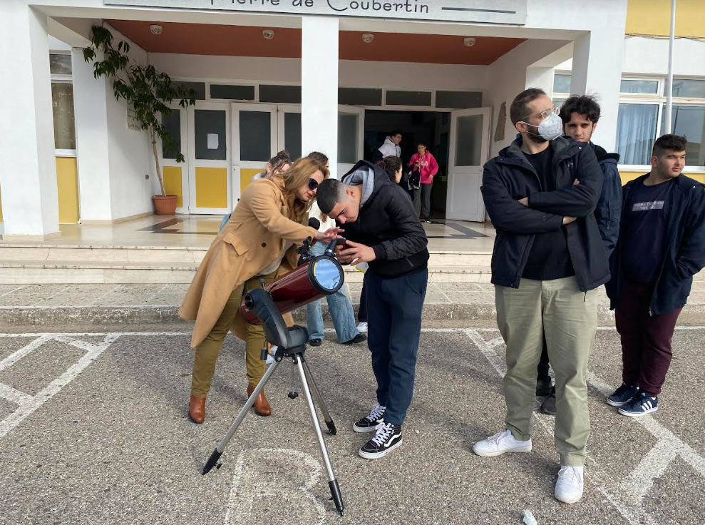 Δράση αστρονομίας από το 3ο Λύκειο Πύργου- PDC